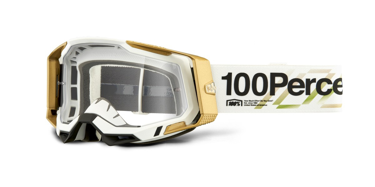 RACECRAFT 100% brýle SUCCESSION, čiré plexi - www.gtstore.cz